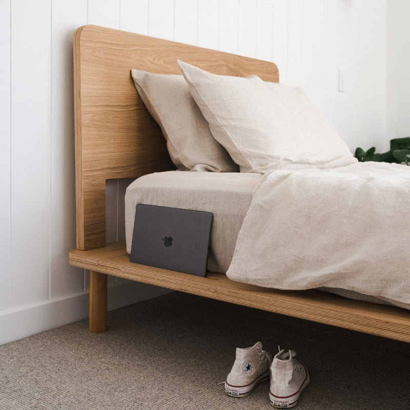Eva Timber Bed Frame | Wooden Bed Frame & Bed Base | Eva