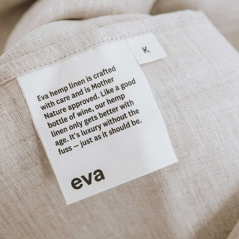 100% Hemp Linen Sheets | Certified Organic Bed Linen Australia | Eva